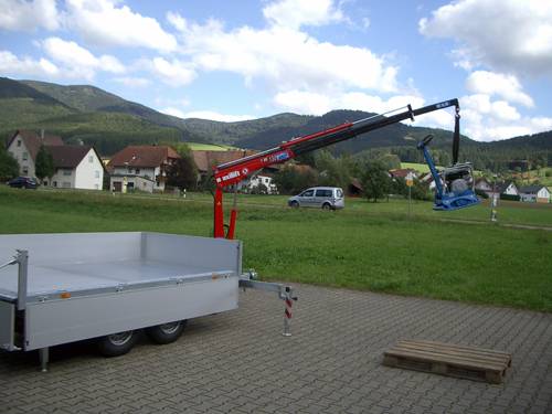 Hydraulischer Kran Für Pkw Anhänger